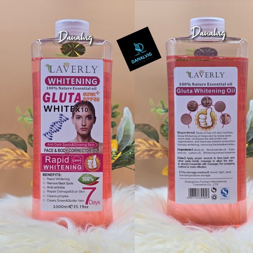 LAVERLY Gluta White Rapid White Glowing Face & Body Corrector Oil ...