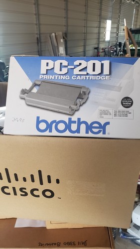 New Brother PC-201 PC201 Toner Ink Print Fax Cartridge - Black - Original | eBay