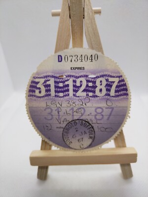 Original Tax Disc for sale | eBay