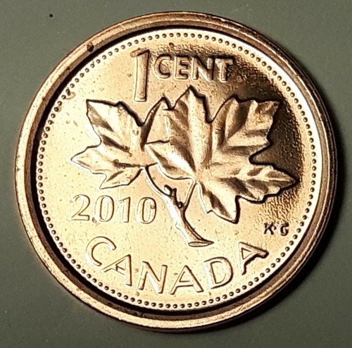 2010 Zinc CANADA 1 Cent Non-Magnetic Penny From Mint Roll UNC | eBay
