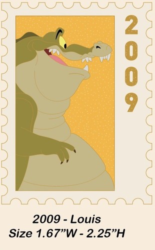 Disney DEC Postage Louis Stamp Pin LE 250 Employee Center Animals ...