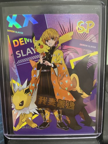 Demon Slayer Doujin SP Poke Crossover Card Kimetsu No Yaiba Card ...