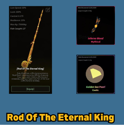Fisch - Rod Of The Eternal King - Read description! | eBay