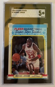 Michael Jordan 1988 Fleer #7 Stickers Price Guide - Sports Card Investor