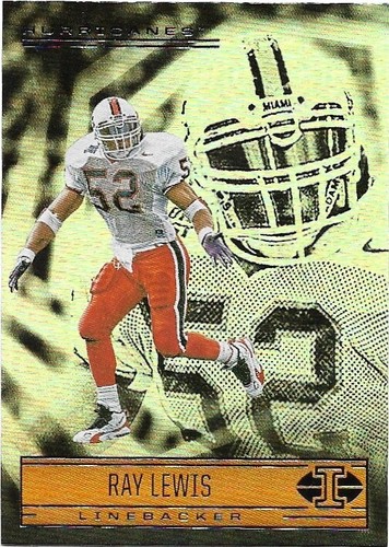 RAY LEWIS 2022 Chronicles Draft Illusions #13 Miami Hurricanes ...