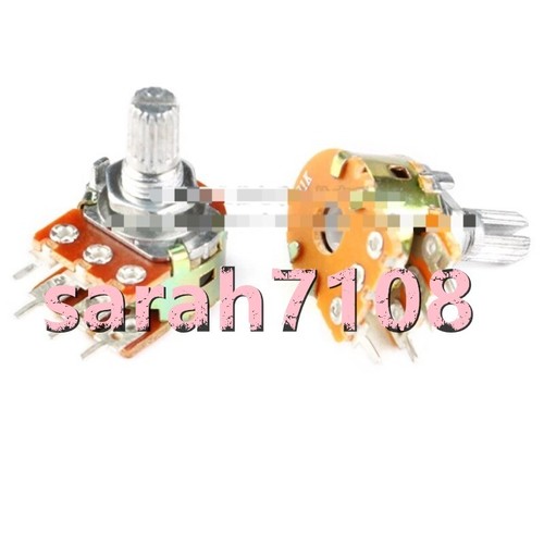 10PCS WH148 Dual potentiometerB1K/2K/5K/10K/20K/50K/100K/500K 6Pin ...