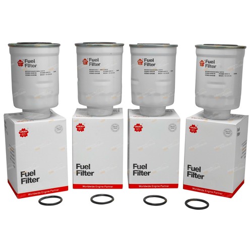 Pack of 4 Sakura Diesel Fuel Filter FC-11190 Interchangeable with Ryco ...
