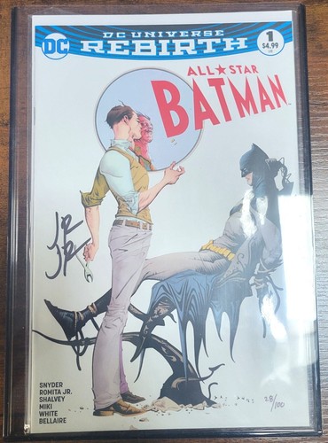 ALL-STAR BATMAN #1 JAE LEE DYNAMIC FORCES EXCLUSIVE SGN JOHN ROMITA JR ...