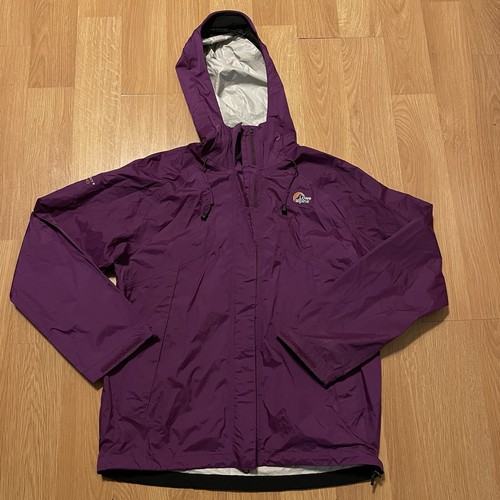 Women's Medium Lowe Alpine Purple Windbreaker Full Zip Triple Point XC ...