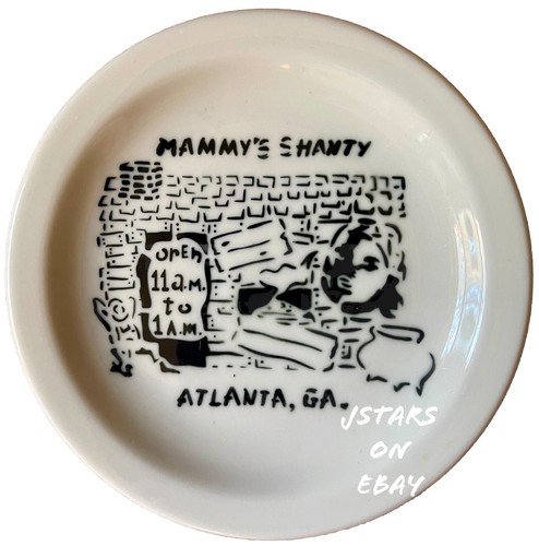 1960 MAMMY'S SHANTY STERLING CHINA RESTAURANT WARE SIDE PLATE, ATLANTA ...