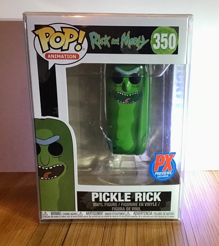 Funko pop_Pickle Rick # 350 "PX Previews Exclusive" - Rick and Morty ...
