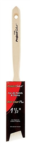 Linzer 2140-15 Wood Handle Polyester Angle Sash Paint Brush 1.5 in ...