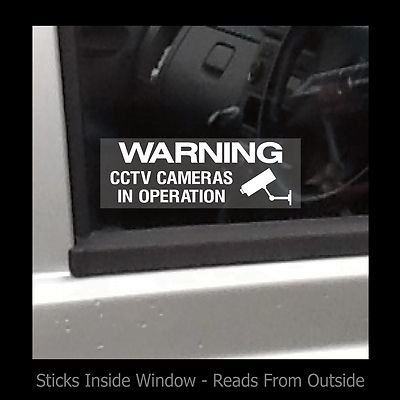 Cctv Window Stickers for sale | eBay