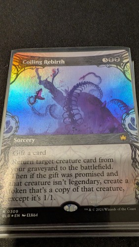 MTG: Coiling Rebirth, Showcase FOIL, R 0309, Bloomburrow | eBay