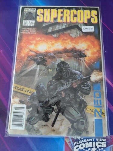 SUPERCOPS #1 MINI 8.0 NEWSSTAND NOW COMIC BOOK CM91-21 | eBay