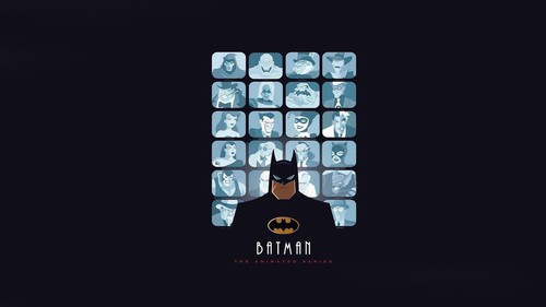 DC batman the animated series comics simple background playmat gaming ...
