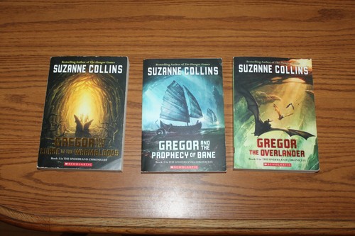 3 Suzanne Collins Underland Chronicles Chapter Book Lot Gregor Bane ...