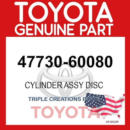 Genuine Toyota Cylinder Assy Disc 47730-60080 OEM | eBay