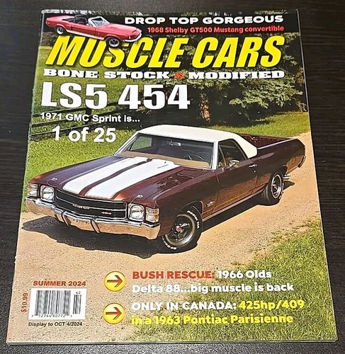 Muscle Cars Magazine Summer 2024 LS5 454 | eBay