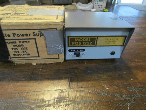 Model POS 123Z REGULATED POWER SUPPLY 3 AMP 13.8 VOLT | eBay