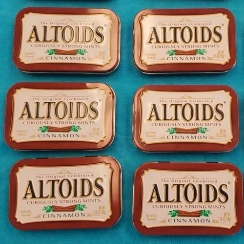 Lot of 6 Empty Altoids Tins. Cinnamon | eBay