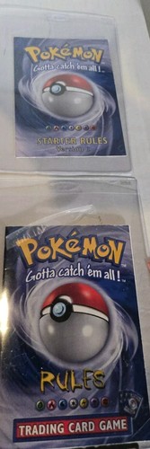 Pokemon Trading Card Game - Starter Rules Book Version 1 - 1999 And Ver ...