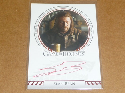 2024 Game of Thrones Legends Realm SEAN BEAN AUTOGRAPH/AUTO O4643 | eBay