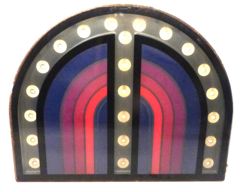 SEEBURG STD 4 JUKEBOX part: UPPER CENTER GRAPHIC GLASS & PLASTIC ...