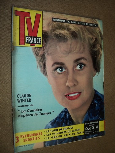 TV FRANCE 012 (23/6/62) CLAUDE WINTER BRASSENS MATHE ALTERY MAJOR ...