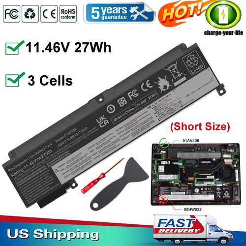 LOT Internal Battery 00HW024 For Lenovo ThinkPad T460s T470s 01AV405 ...