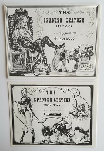 THE SPANISH LEATHER Eric Stanton 1985 #'s 1&2 First Edition vintage ...