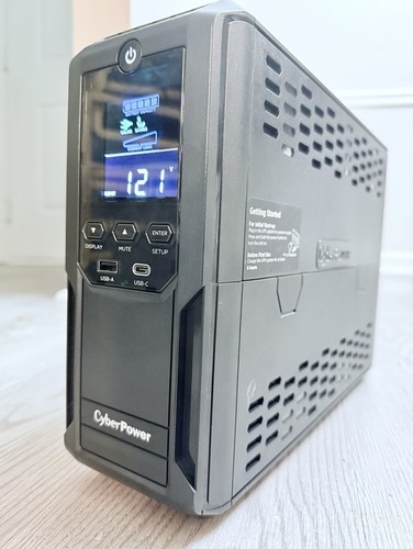 CyberPower CP1350AVRLCD3 1350VA 815W UPS Battery Backup AVR LCD 12 ...