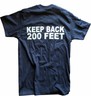 FDNY Short Sleeve with Rescue Print on back T-Shirt Navy | eBay