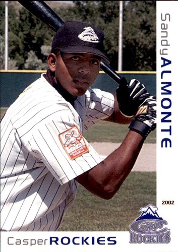 2002 Casper Rockies Grandstand #1 Sandy Almonte Dominican Republic ...