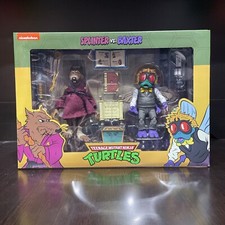 Teenage Mutant Ninja Turtles NECA Splinter vs Baxter (Cartoon)