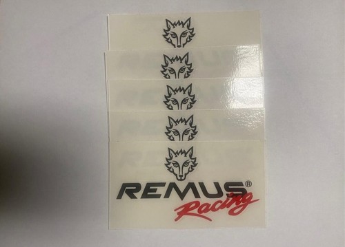REMUS RACING STICKERS LABELS DECALS NEW GENUINE SET OF 5 | eBay