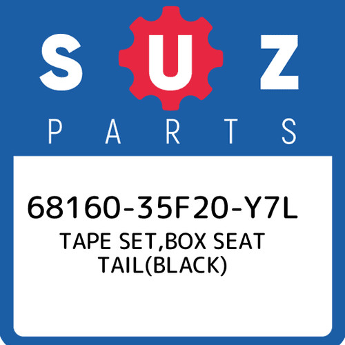68160-35F20-Y7L Suzuki Tape set,box seat tail(black) 6816035F20Y7L, New ...