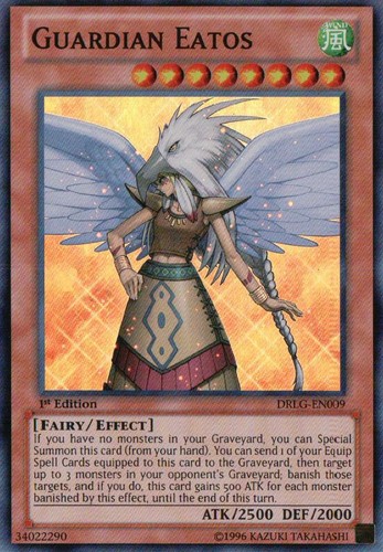 Yugioh! LP Guardian Eatos - DRLG-EN009 - Super Rare - 1st Edition ...