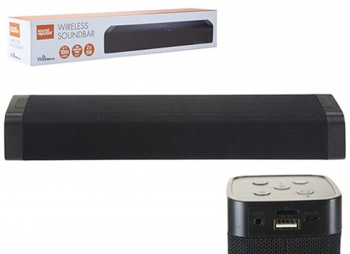 Sound Republik Wireless Bluetooth Soundbar Speaker 2 x 5 Watts 921147 ...