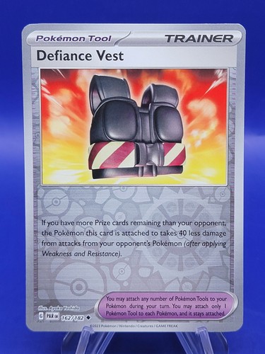 Pokemon TCG Defiance Vest 162/182 REVERSE HOLO Paradox Rift NM | eBay