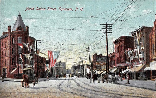 # K3167 SYRACUSE, N.Y. POSTCARD, NORTH SALINA STREET | eBay