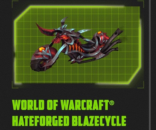 World Of Warcraft Hateforged Blazecycle | eBay