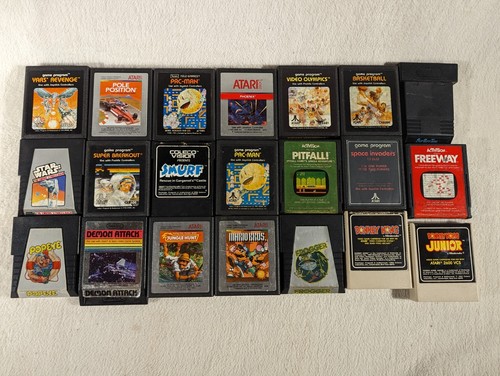 Vintage Atari 2600 Game Cartridges - Tested - Works Great - Buy More ...