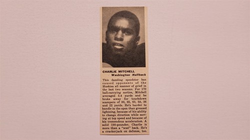 Charlie Mitchell University of Washington 1962 Football YB Player Panel ...