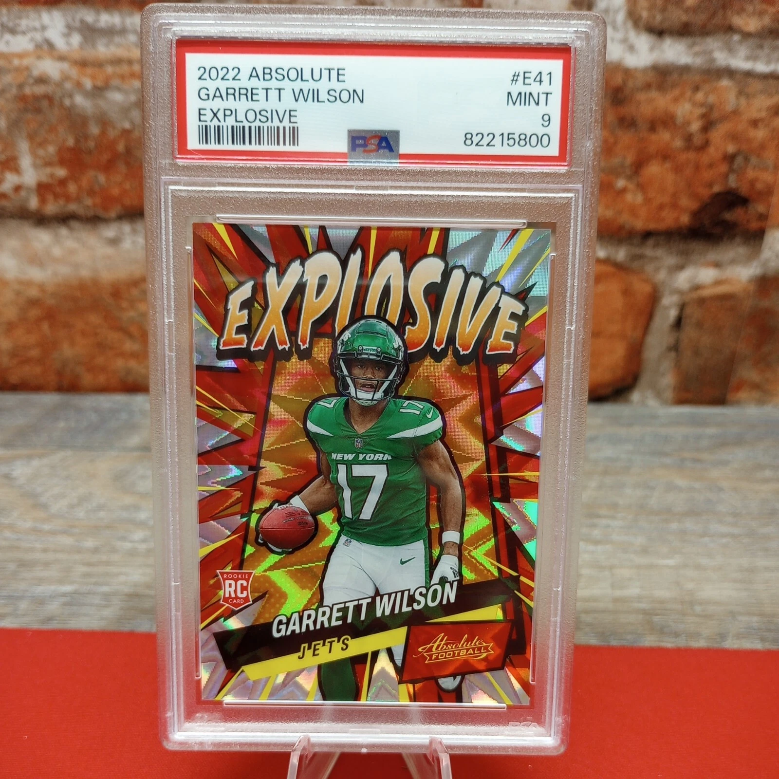 Garrett Wilson 2022 Absolute #E41 Explosive Price Guide - Sports Card ...