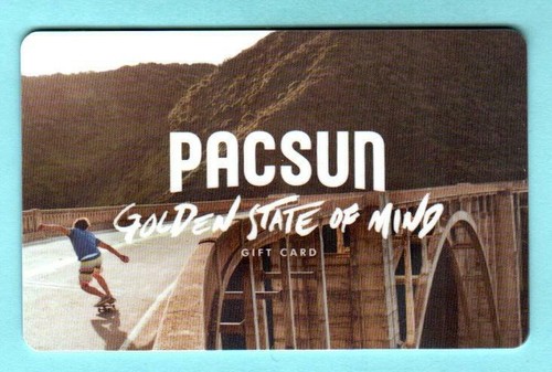 PACSUN Golden State of Mind 2012 Gift Card ( $0 ) ( 4/4 ) | eBay