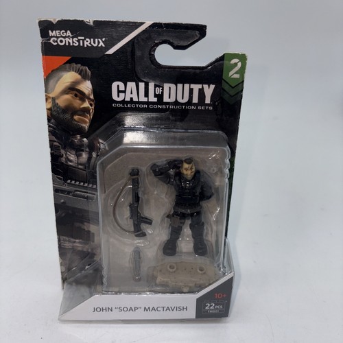 MEGA CONSTRUX CALL OF DUTY COD Series 2 JOHN SOAP MACTAVISH FIGURE TOY ...