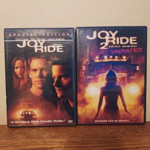 Lot Of 2 Joy Ride 1 & 2 Dead Ahead Dvds Pre-Owned Tested Working Great ...