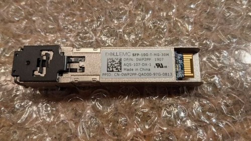 Dell EMC WP2PP Sfp-10g-t Sfp+ 10gbase-t 30m Reach On Cat6a/7 ...