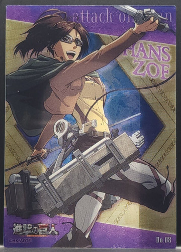 Hanji Zoe Attack on Titan Card TCG Japanese #08From Japan Anime | eBay
